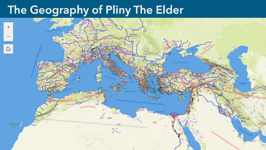 La Géographie de Pline l’Ancien cartographiée | LeCCRP